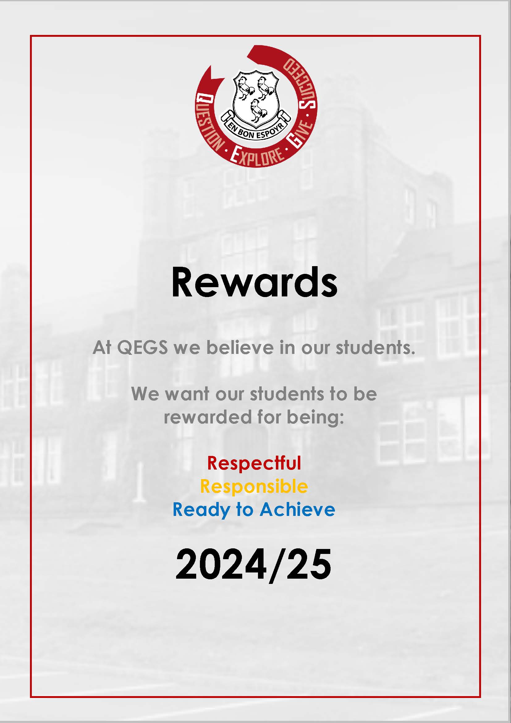 Joining QEGS / Transition - Queen Elizabeth's Grammar School, Ashbourne ...